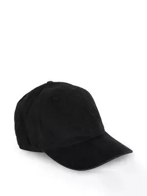 MAISON MARGIELA Logo Embroidered Cap - Black