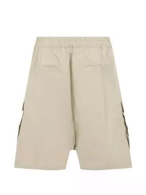 Rick Owens Cotton Cargo Shorts - Neutrals