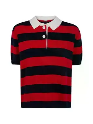 Aspesi Striped Polo Shirt