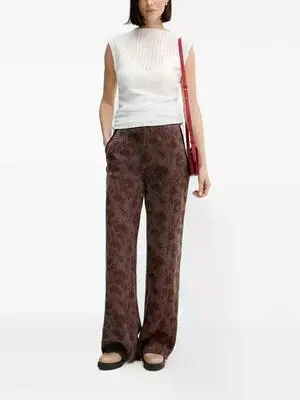 HOSS INTROPIA Floral-patterned Trousers