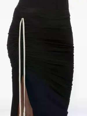 Rick Owens Drawstring Midi Skirt