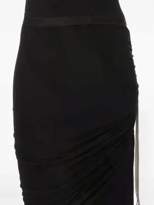Rick Owens Drawstring Midi Skirt