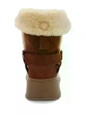 ODISSI Suki Harnessed Suede Boots - Brown