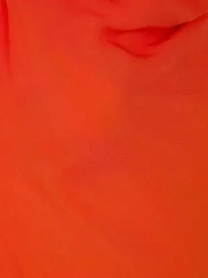 Blumarine Cowl-neck Slit Maxi Dress - Orange