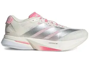 Adidas Boston Tokyo Marathon Cherry Blossom Sneakers - Core White/silver Metallic/clear Pink