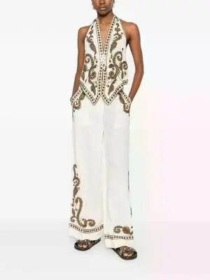 SCARLETT POPPIES Taylen Beaded Embellished Top