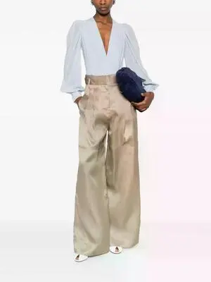 Alberta Ferretti Pleated Trousers