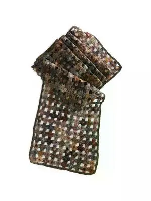 SOPHIE DIGARD Wool Knitted Scarf - Brown