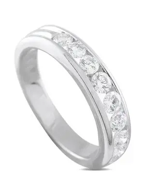 LB EXCLUSIVE Diamond 18k White Gold Eternity Ring - Silver