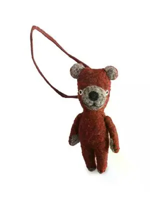 SOPHIE DIGARD Paul Pilot Doll Keyring - Brown