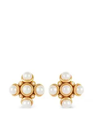 SUSAN CAPLAN Renaissance Revival Earrings - Gold