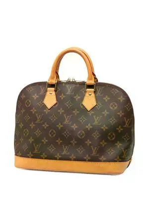 LOUIS VUITTON 1998 Monogram Alma Pm Handbag - Brown