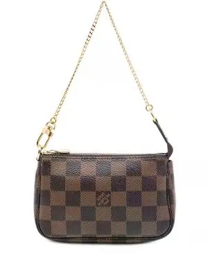 LOUIS VUITTON 2020 Damier Ebene Mini Pochette Accessoires