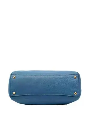 Prada Vitello Daino Zip Top Satchel