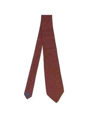 Saint Laurent Patterned Silk Tie