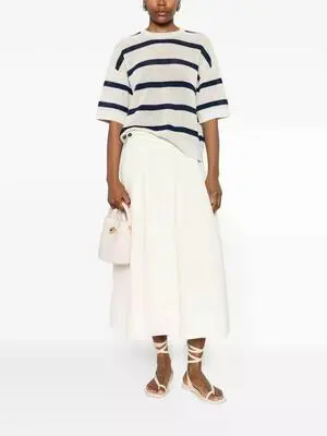 Brunello Cucinelli Striped Knit T-shirt