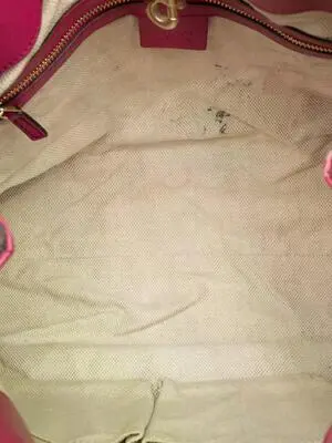 Gucci 2000-2015 Leather Soho Chain Tote - Red