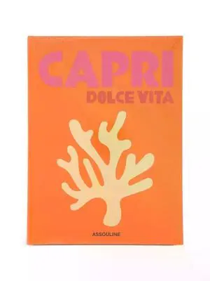 Assouline Capri Dolce Vita Table Book - Orange