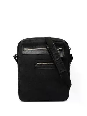Crossbody bags with exterior zip pocket