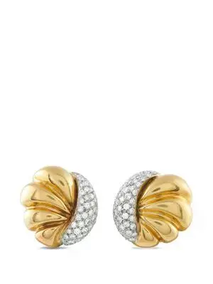 LB EXCLUSIVE Seashell Diamond Earrings
