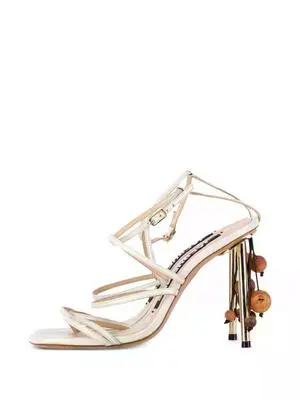Jacquemus Beaded Strappy Sandals