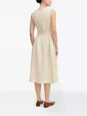 OUI Linen Midi Dress