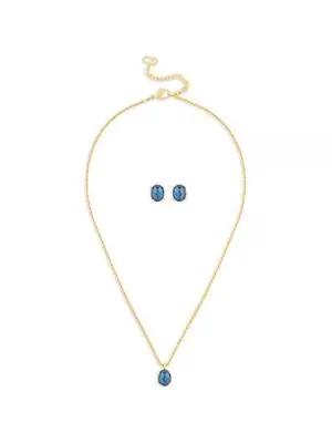 Dior Necklace And Earrings Set - Gold
