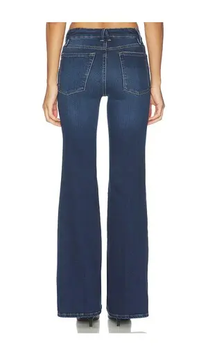 Good American Compression Good Legs Flare Jeans - Blue