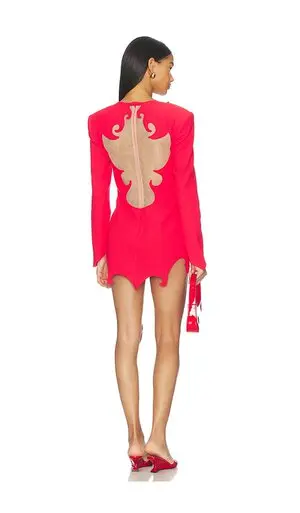THE DOLLS HOUSE Aurora Mini Dress - Red