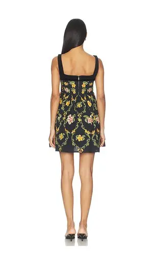 Agua Bendita Barbara Mini Dress - Navy