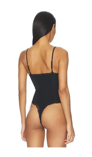 Superdown Evalina Bodysuit With Lace Trim