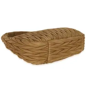 Miu Miu Suede Matelasse Wander Hobo - Brown