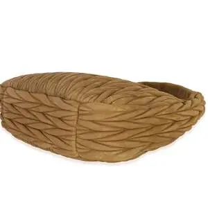 Miu Miu Suede Matelasse Wander Hobo - Brown