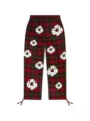 DENIM TEARS Wreath Checked Trousers