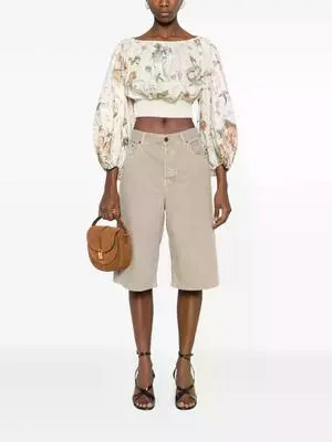 Zimmermann Printed Cropped Top