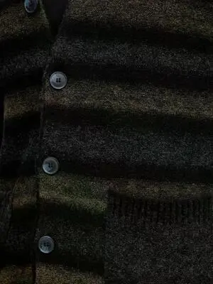 BENETTON Striped Cardigan With Pockets