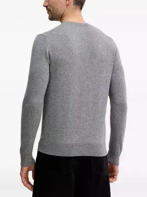 BENETTON Ribbed Crew-neck Sweater - Grey