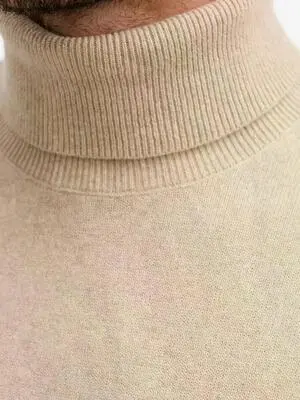 BENETTON Roll Neck Long Sleeve Sweater - Neutrals