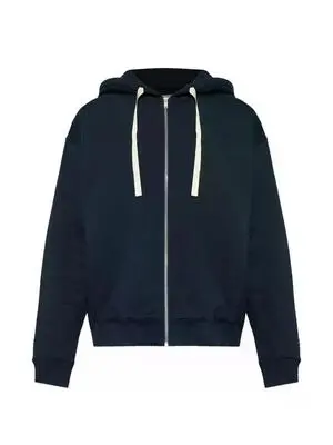 JIL SANDER Zip-up Hoodie - Blue