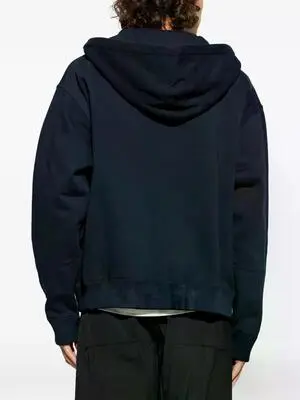 JIL SANDER Zip-up Hoodie - Blue