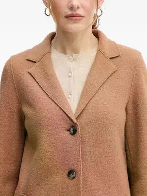 OUI Single-breasted Coat - Brown