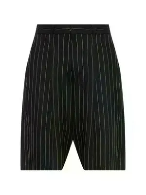 Pinstriped Shorts For Women