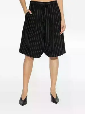 R13 Pinstripe Bermuda Shorts