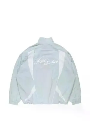 Acne Studios Paneled Logo Embroidered Jacket - Blue