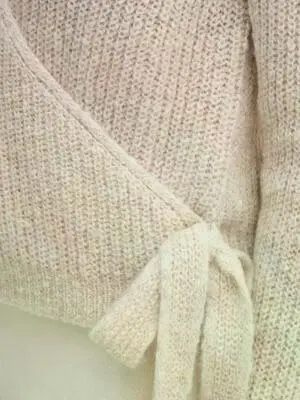 OUI Wrap Tie Cardigan