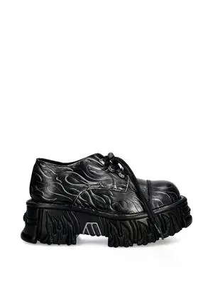 NEW ROCK Flame-print Platform Trainers