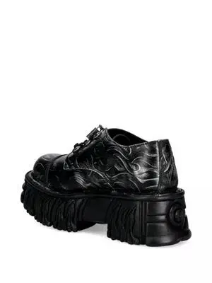 NEW ROCK Flame-print Platform Trainers