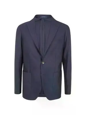 Tagliatore Notched-lapel Jacket - Blue