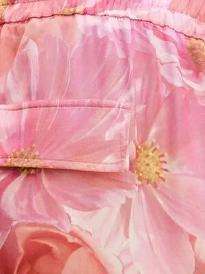 MARC AUREL Floral-print Trousers