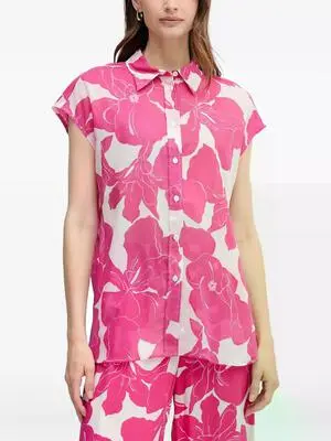 MARC AUREL Floral Print Shirt